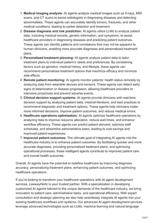 leewayhertz.com-AI in healthcare Use cases applications benefits solution AI agents and ...