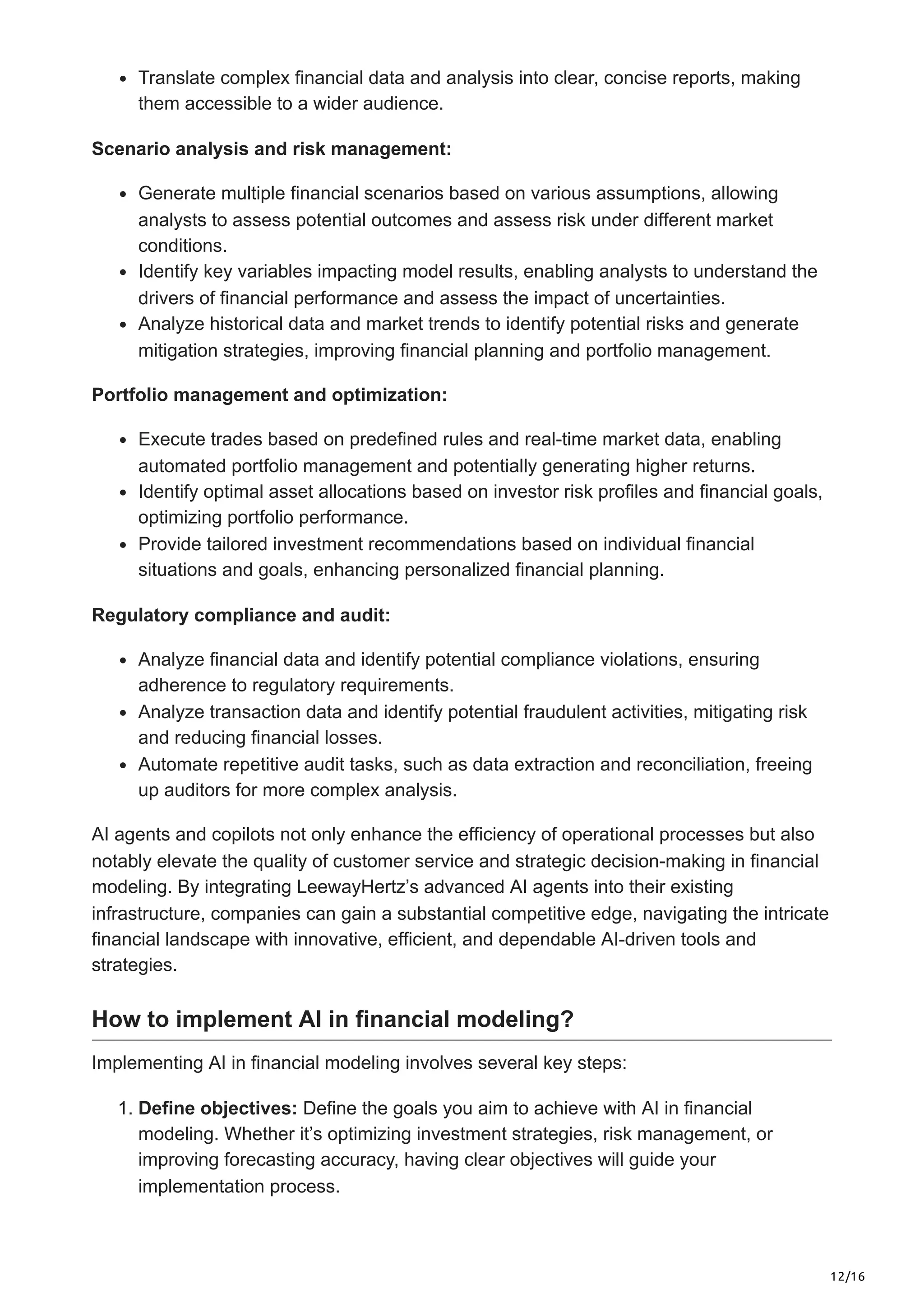 leewayhertz.com-AI in financial modeling Applications benefits and development (2).pdf | Stocks ...