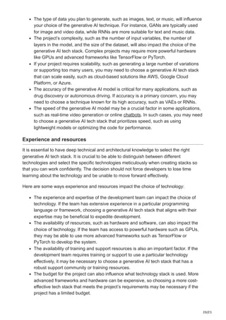 leewayhertz.com-Generative AI tech stack Frameworks infrastructure models and applications.pdf
