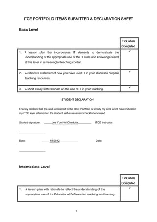 Lee yue hei submission form | DOCX