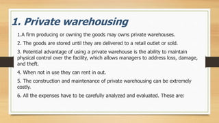 Warehouse.pptx | Logistics | Business