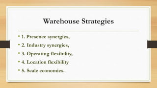 Warehouse.pptx | Logistics | Business