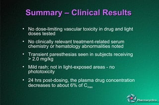 Antrin (motexafin lutetium) photoangioplasty | PPT