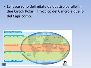 Le fasce climatiche | PPTX