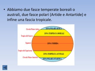 Le fasce climatiche | PPTX