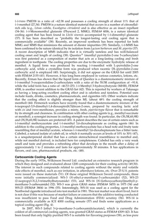 Cooling Ingredients and Their Mechanism of ActionAnd Technology | PDF