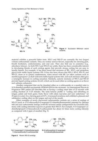 Cooling Ingredients and Their Mechanism of ActionAnd Technology | PDF
