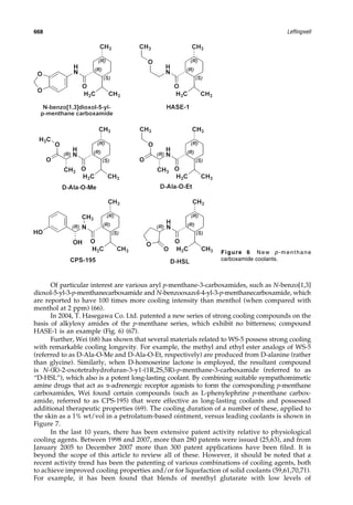Cooling Ingredients and Their Mechanism of ActionAnd Technology | PDF