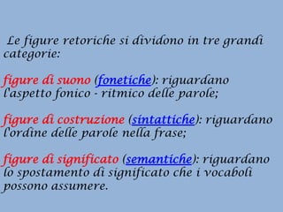 Le figure retoriche per la scuola media | PPSX