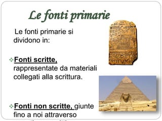 Le fonti | PPT
