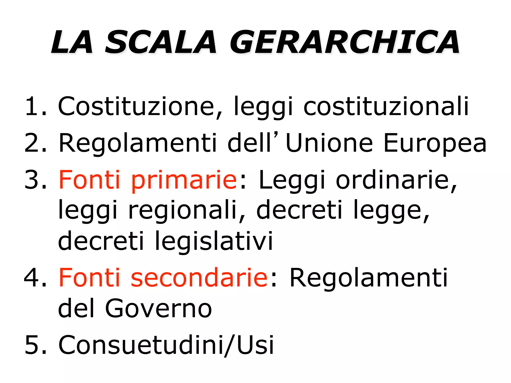 Le fonti del diritto | PDF
