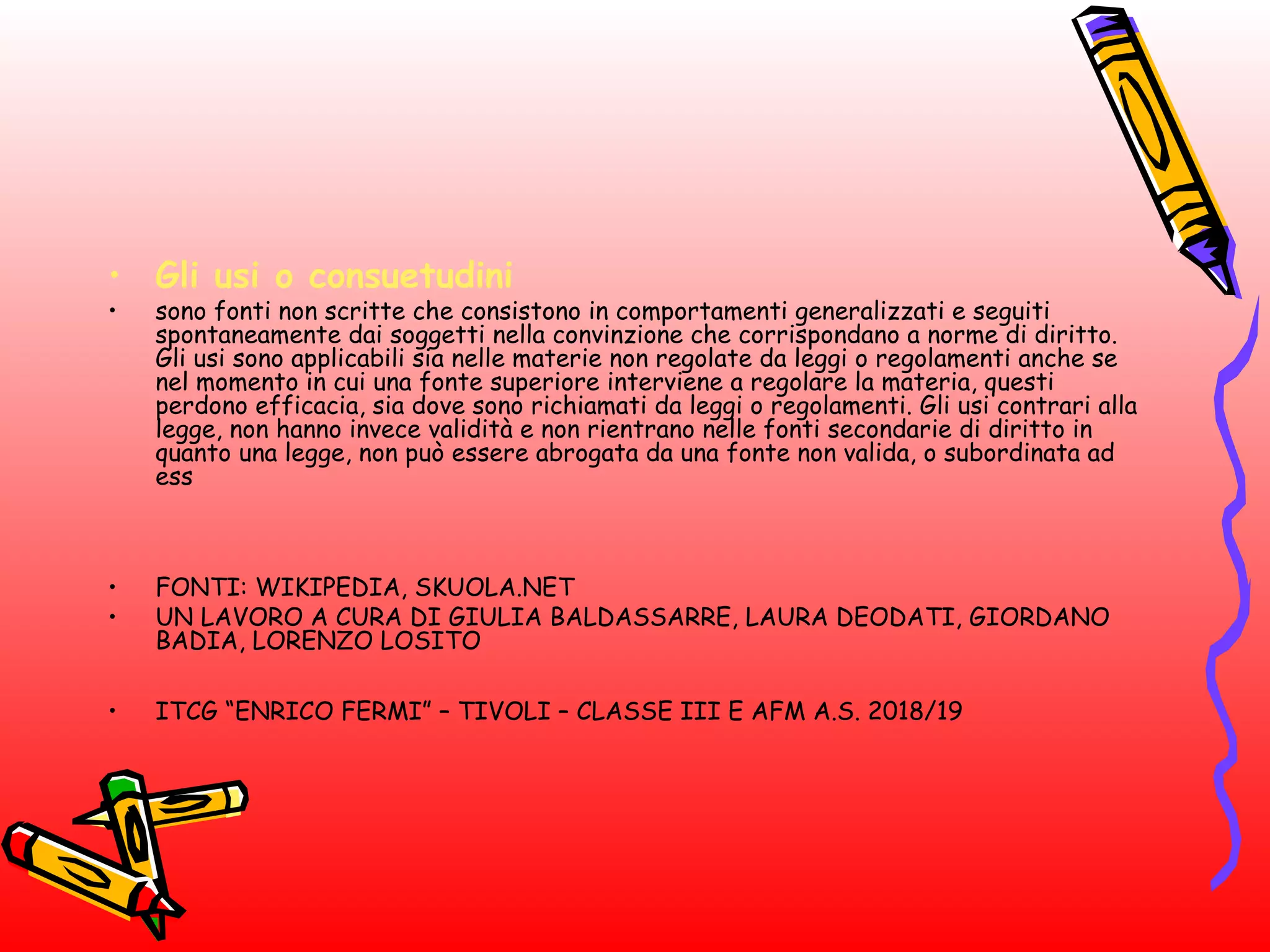 Le fonti del diritto | PPT
