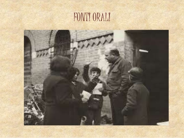 Le fonti storiche