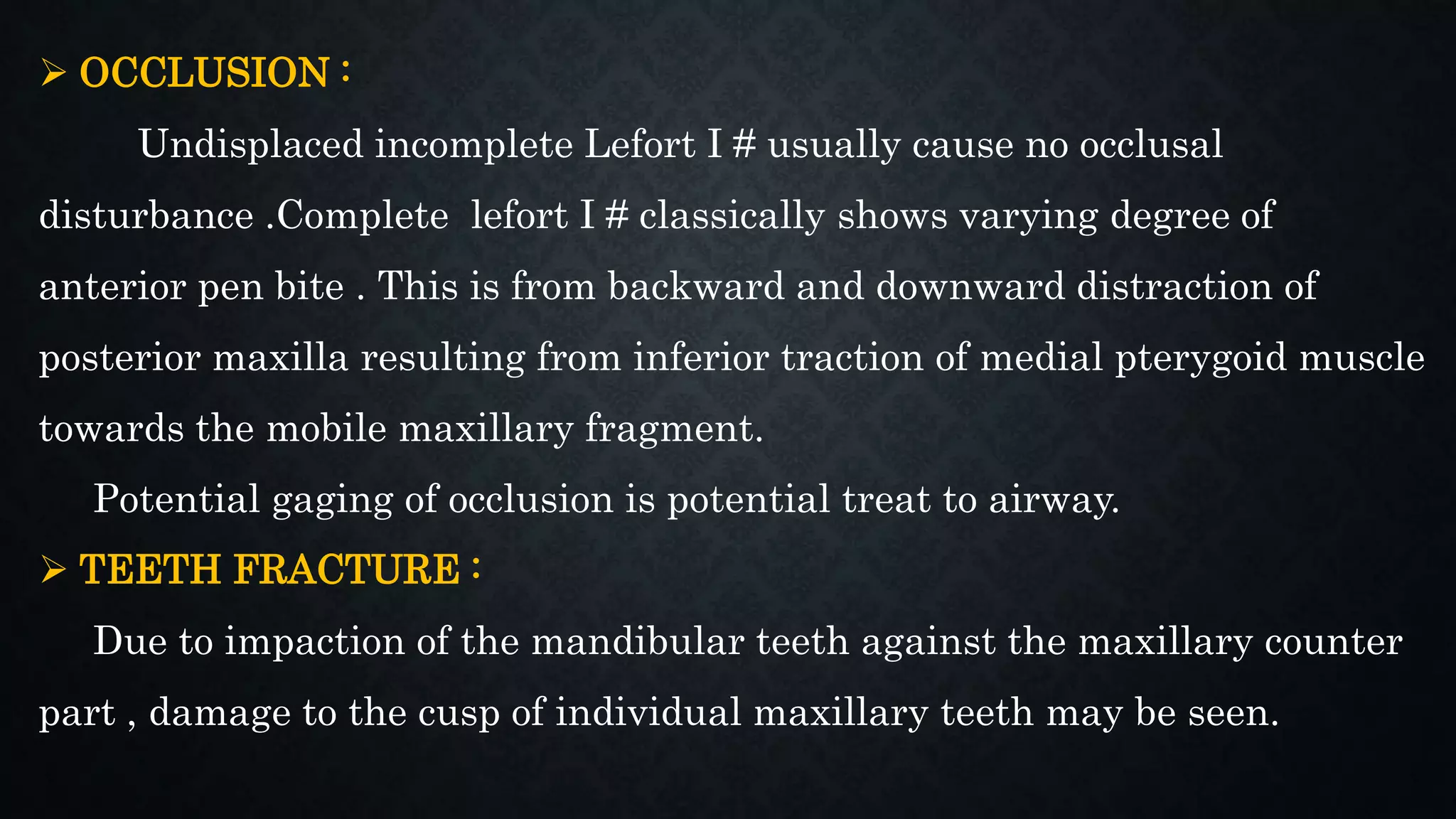 Lefort 1 fracture | PPTX