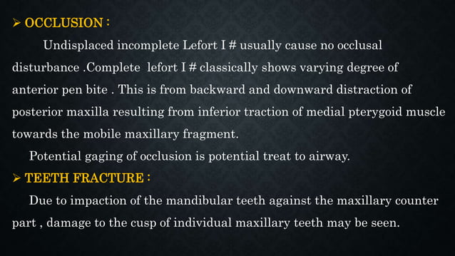 Lefort 1 fracture | PPTX | Death, Injury, or Military Conflict | Sensitive Topics