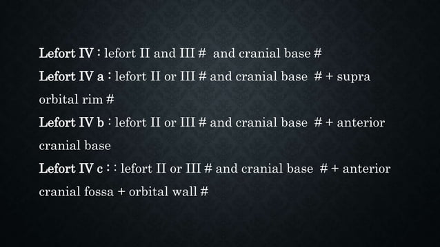 Lefort 1 fracture | PPTX | Death, Injury, or Military Conflict | Sensitive Topics