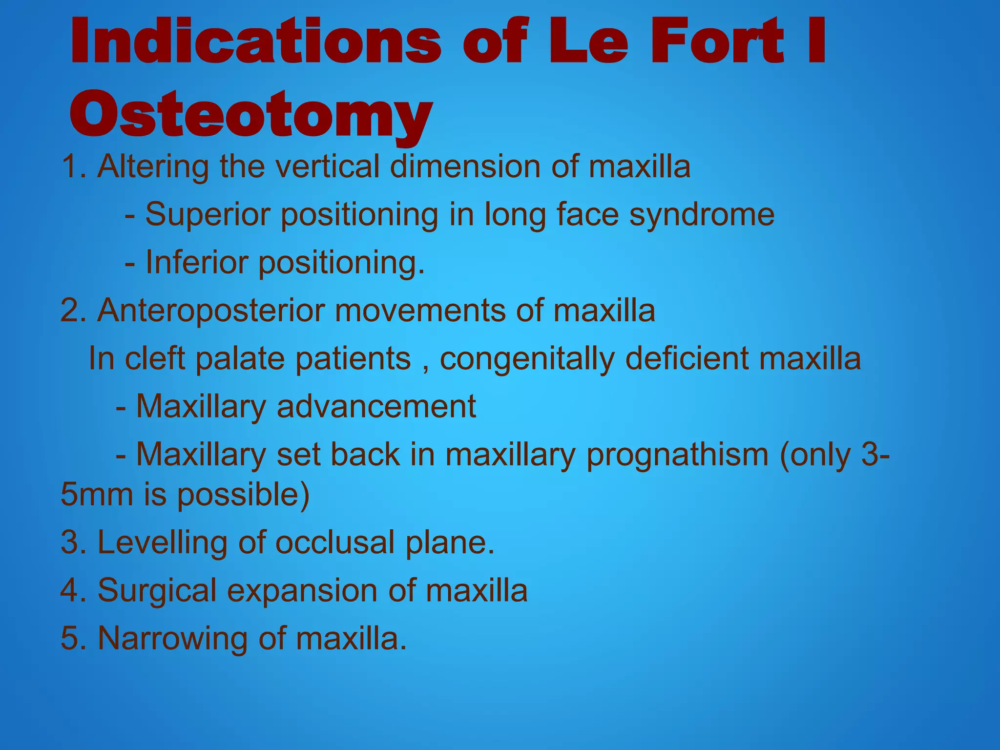 Lefort 1 osteotomy | PPTX