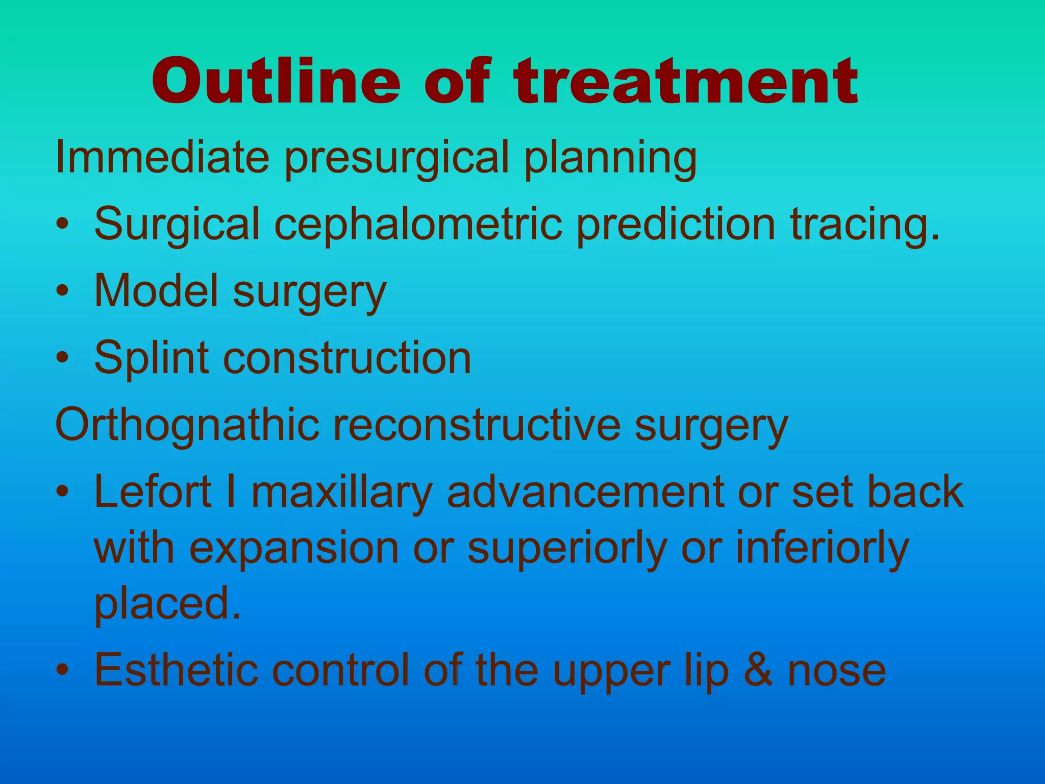 Lefort 1 osteotomy | PPTX