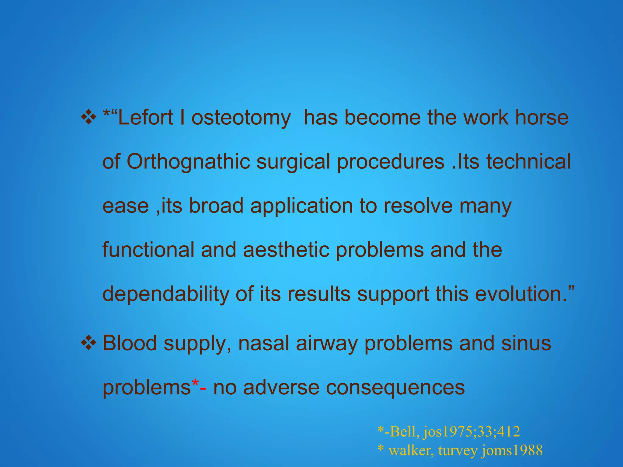 Lefort 1 osteotomy | PPTX