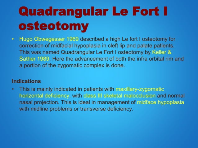 Lefort 1 osteotomy | PPT