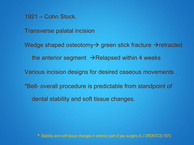 Lefort 1 osteotomy | PPT