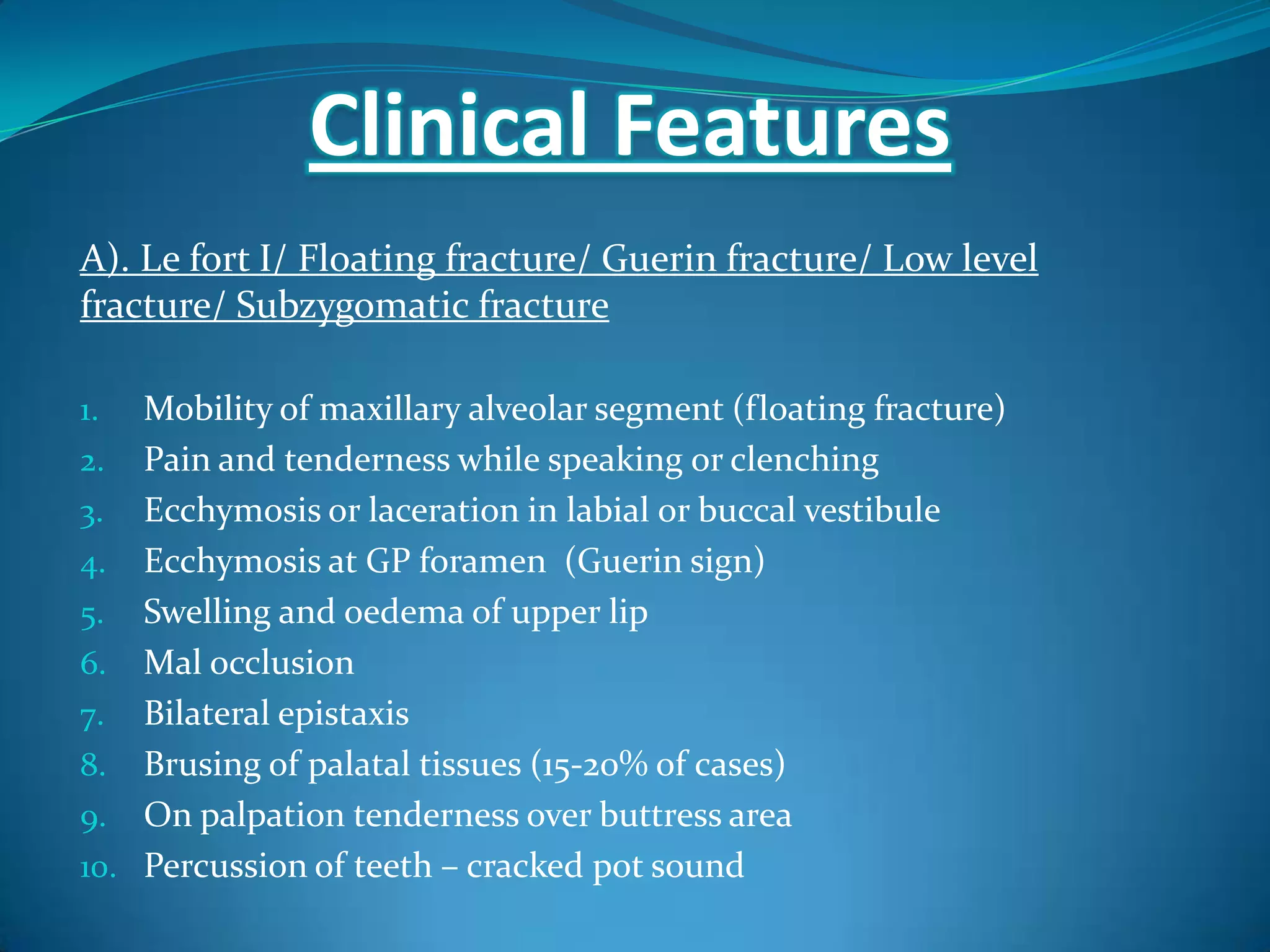 Le fort fracture(2) | PPTX
