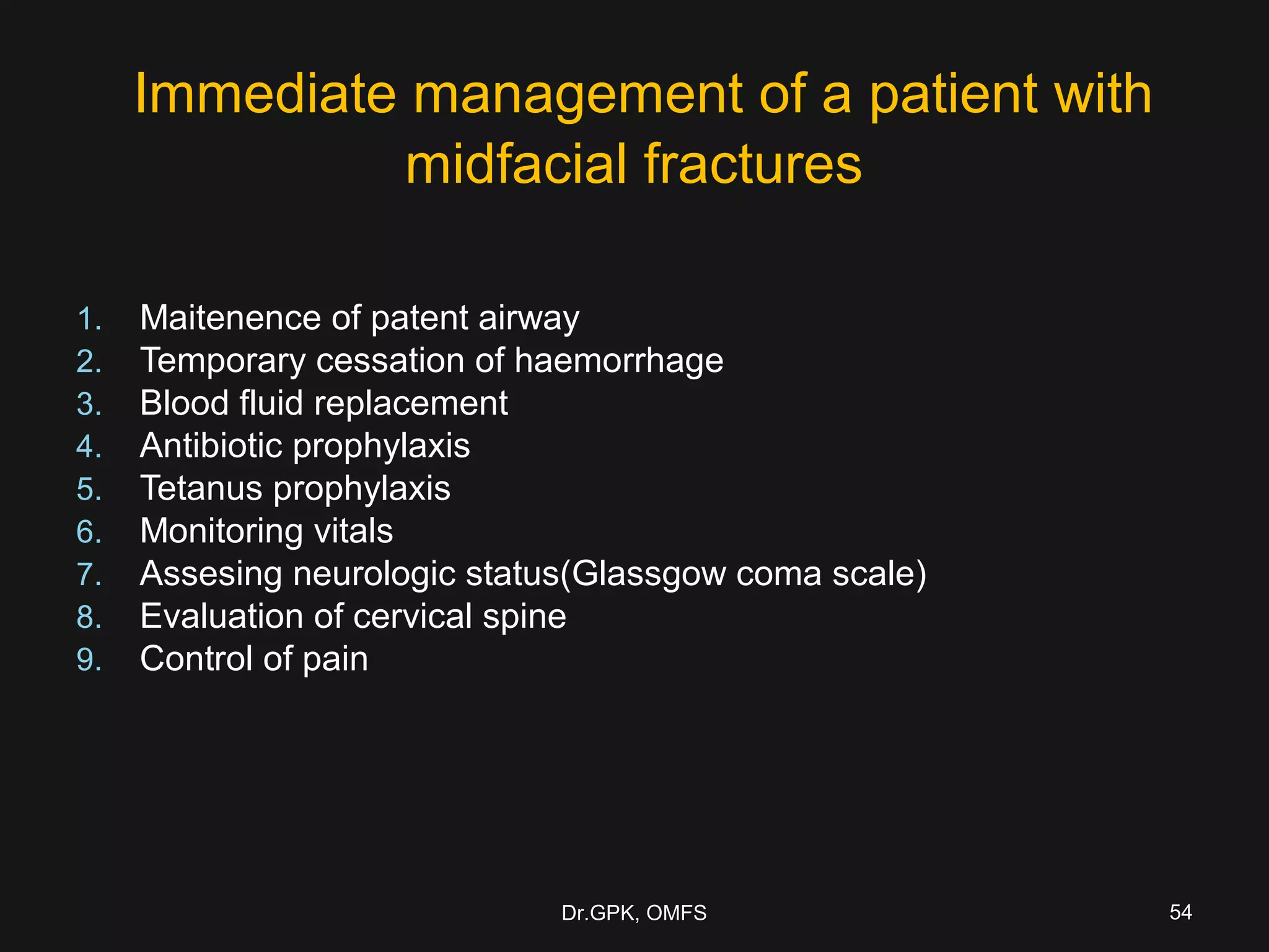Le fort fractures | PPT