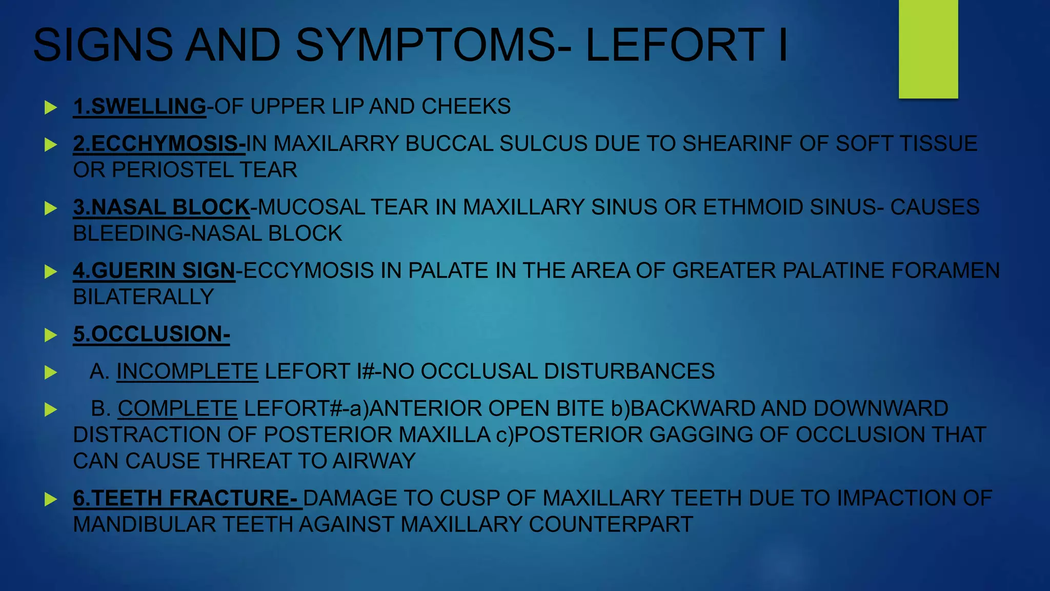 Lefort fractures | PPT