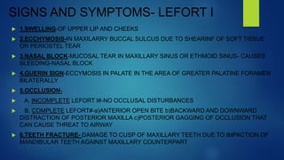 Lefort fractures | PPT