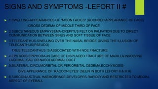 Lefort fractures | PPT