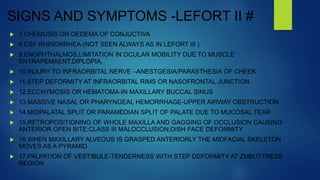 Lefort fractures | PPT
