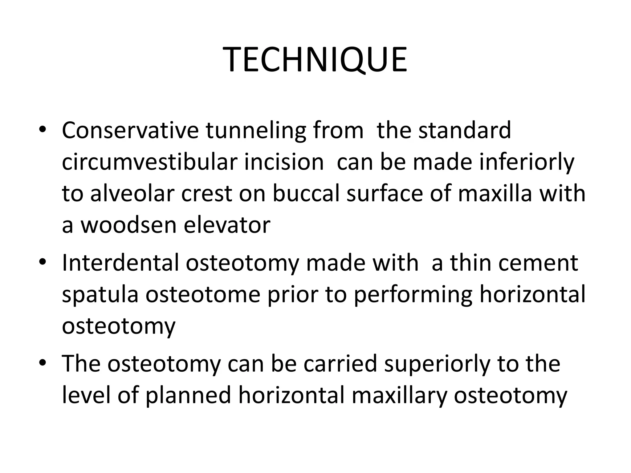 Le fort i maxillary osteotomy | PPTX