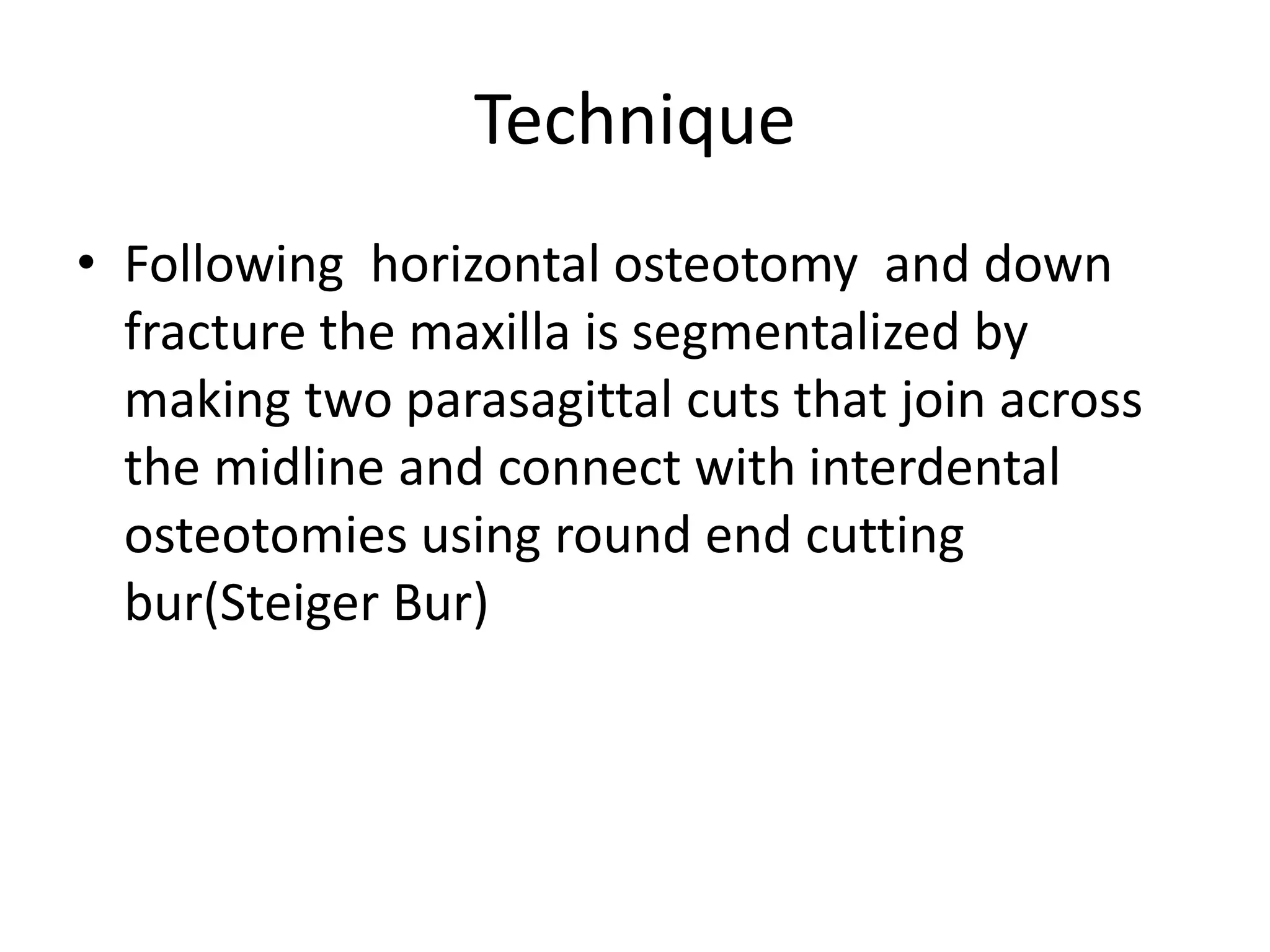 Le fort i maxillary osteotomy | PPTX