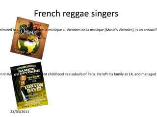 Le french reggae | PPT