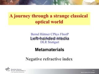 metamaterial powerpoint negative refractive index | PPT