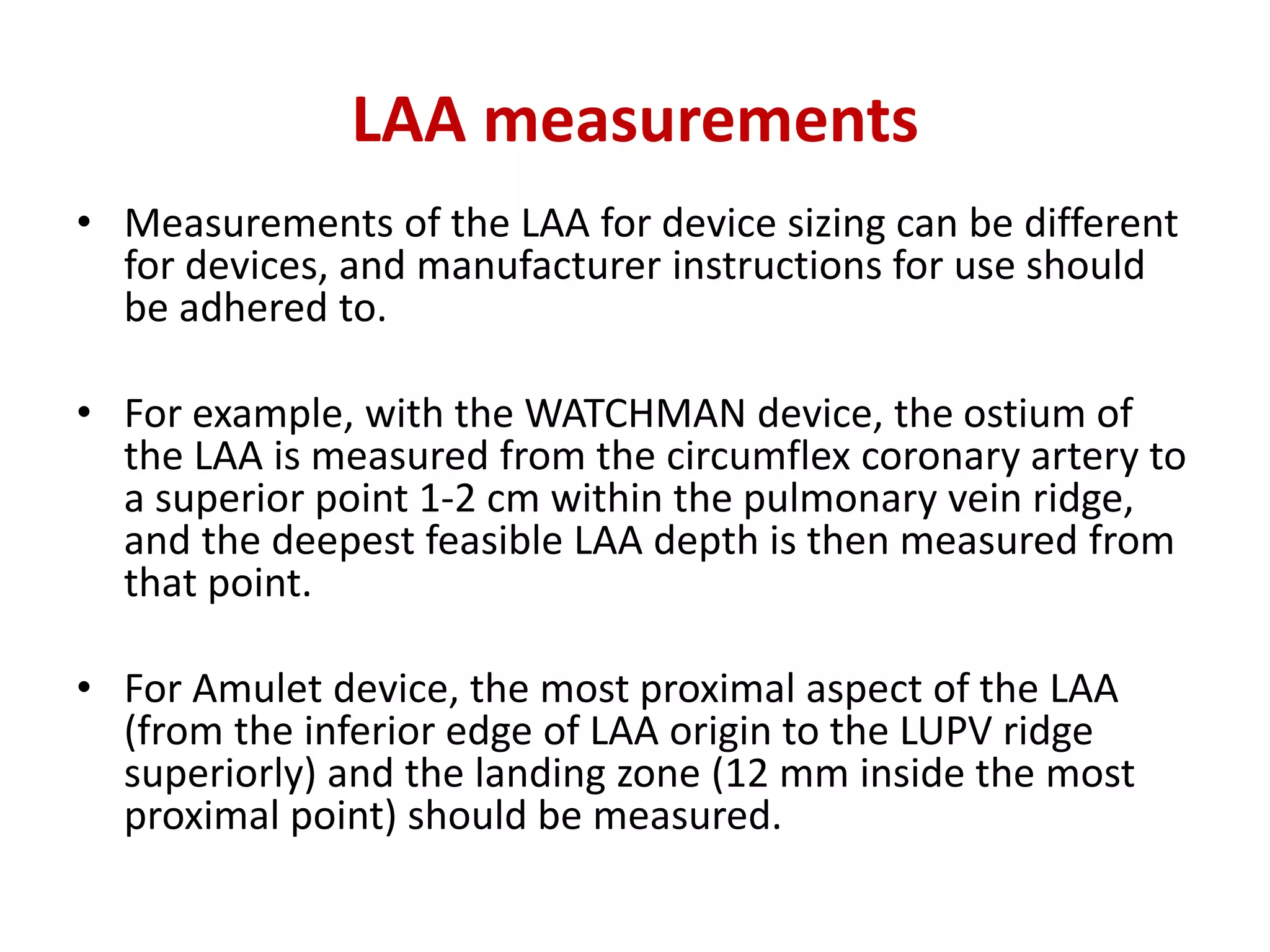 Left atrial appendage closure | PPTX