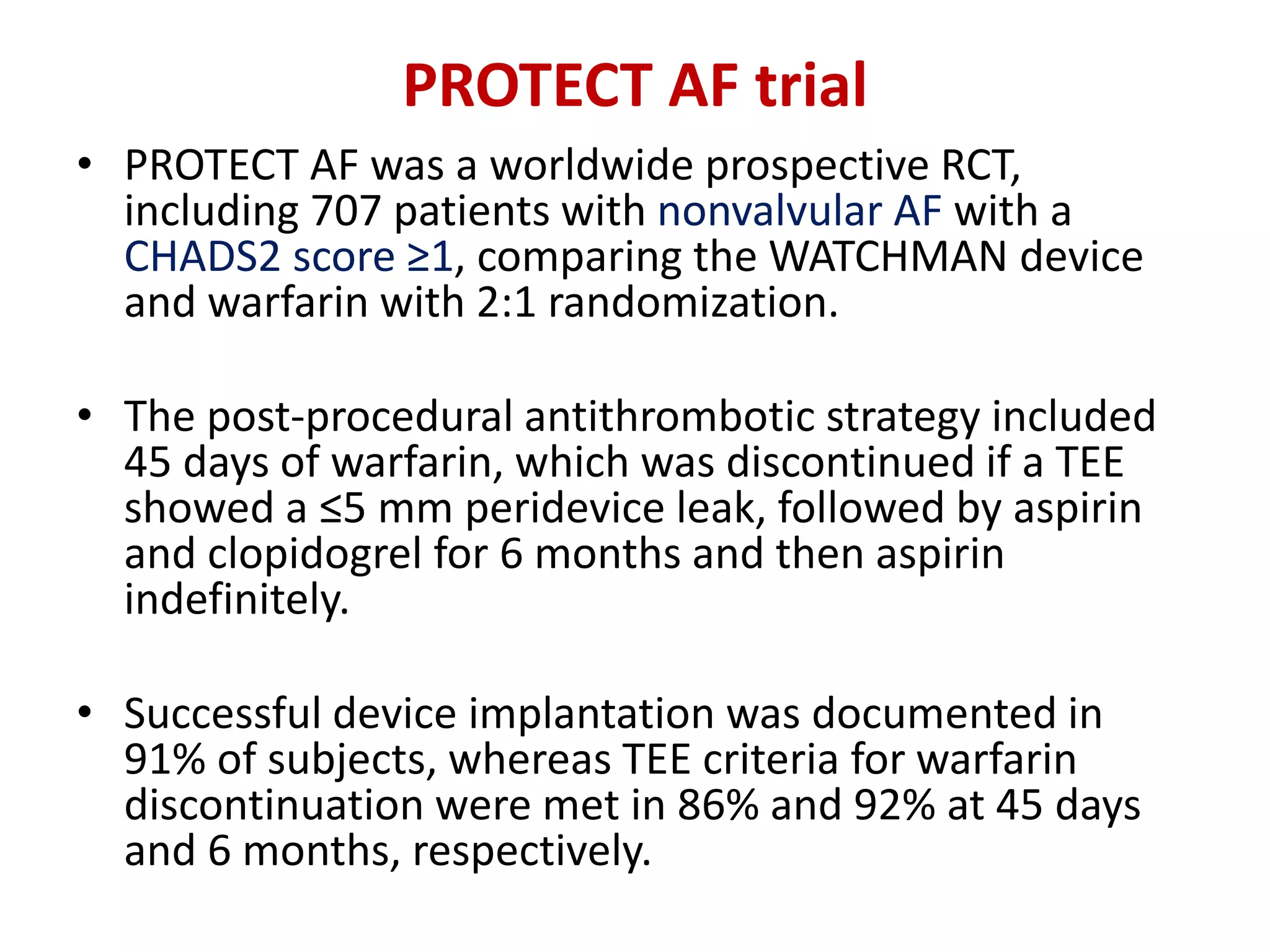 Left atrial appendage closure | PPTX