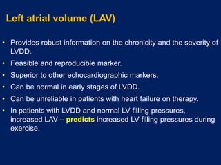 Left atrial function | PPTX