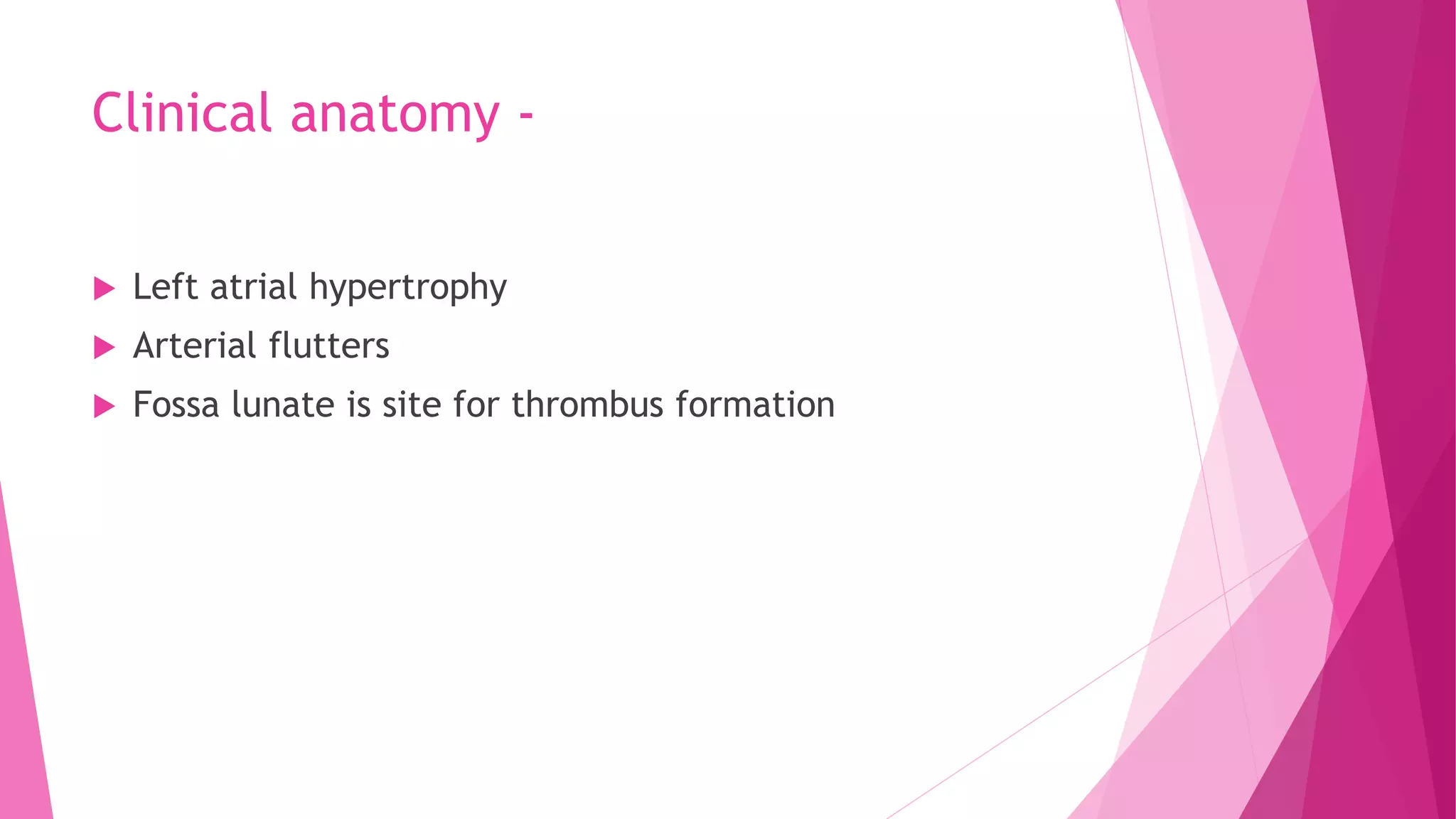 anatomy of Left atrium and left ventricle of the human heart | PPTX