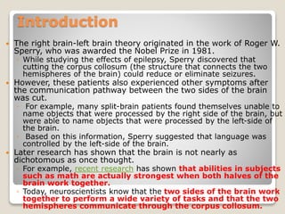 Left brain vs right brain | PPT | Free Download