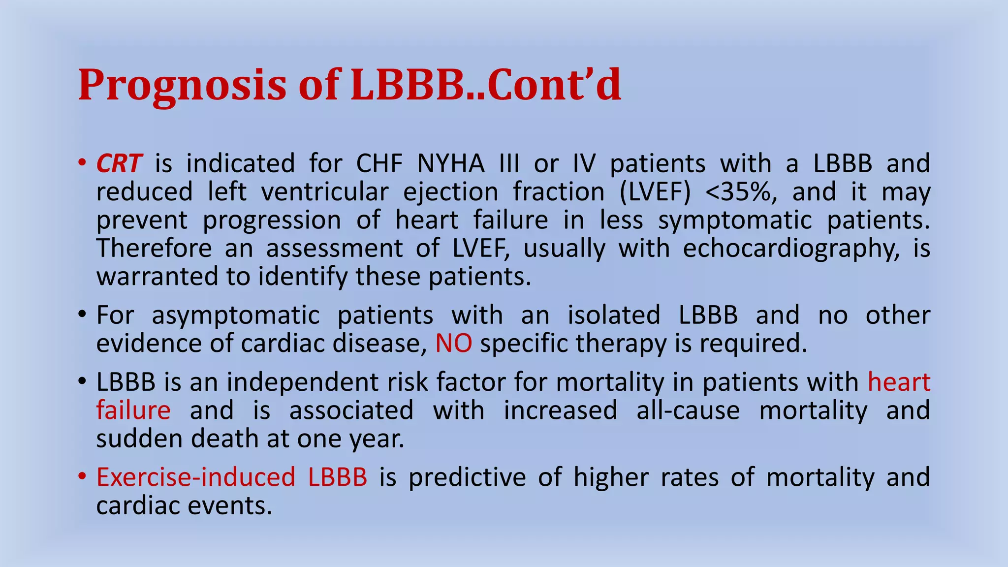 Left Bundle Branch Block (LBBB) | PPTX