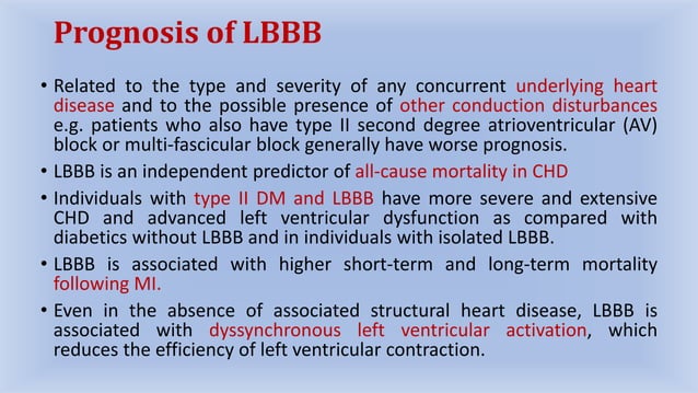 Left Bundle Branch Block (LBBB) | PPTX | Heart and Cardiovascular ...