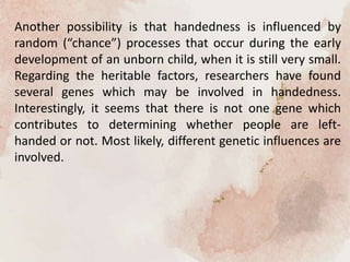 Left handedness | PPTX