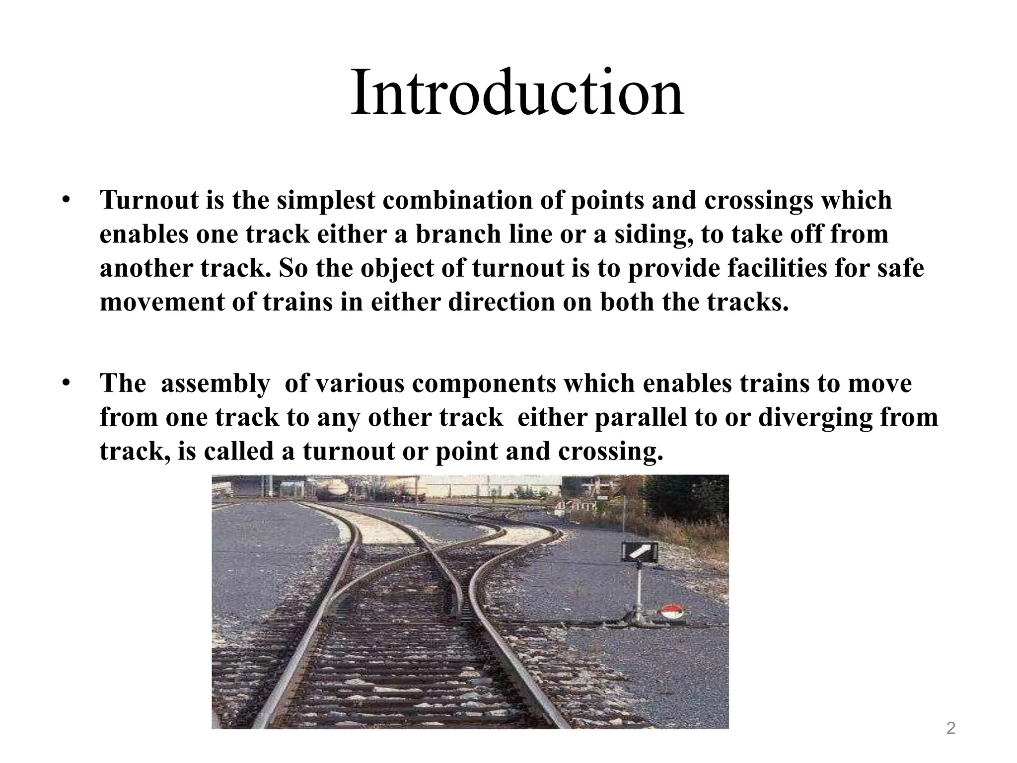 Left hand turnout in railway engineering.ppt