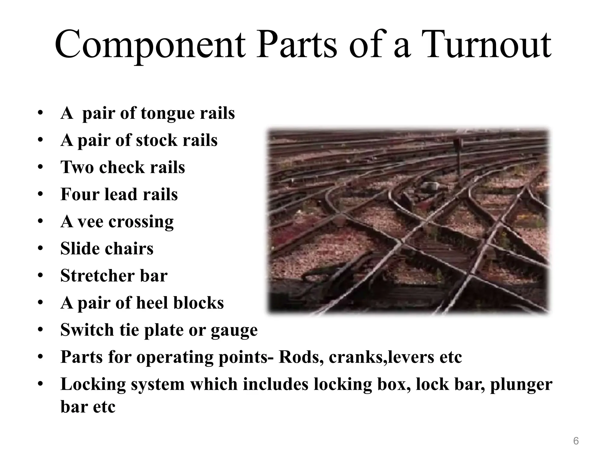 Left hand turnout in railway engineering.ppt