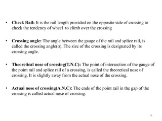 Left hand turnout in railway engineering.ppt