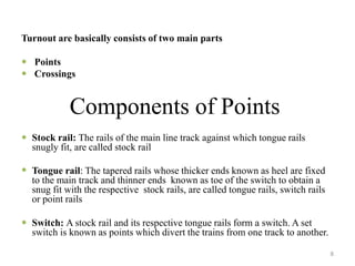 Left hand turnout in railway engineering.ppt