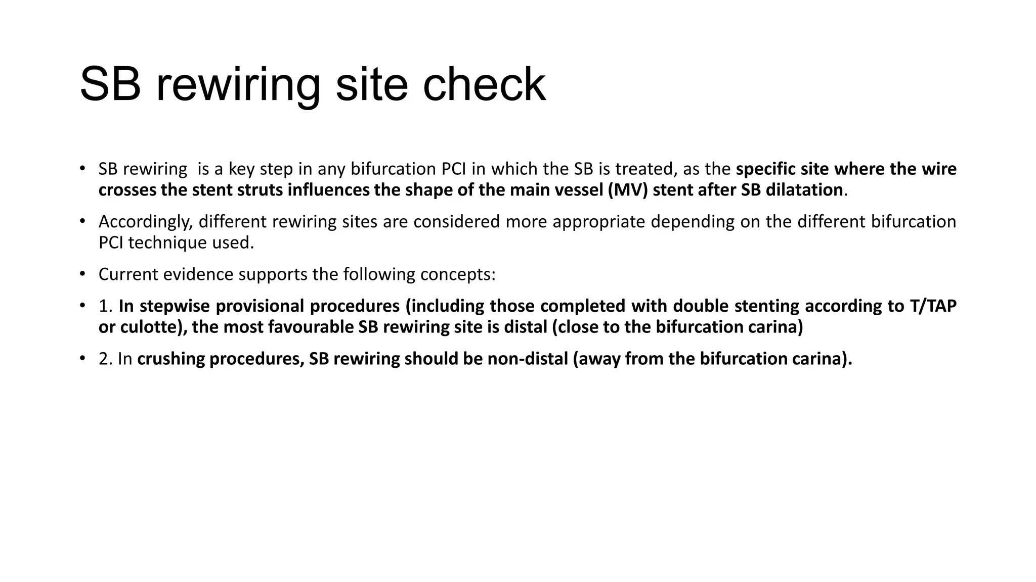 LEFT MAIN BIFURCATION STENTING EBC 2024.pptx