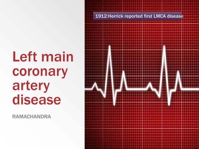 Left main coronary artery disease | PPSX