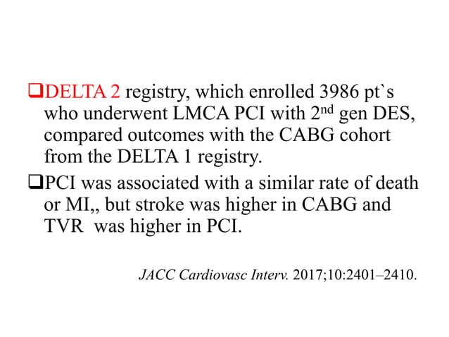 Left main pci | PPTX